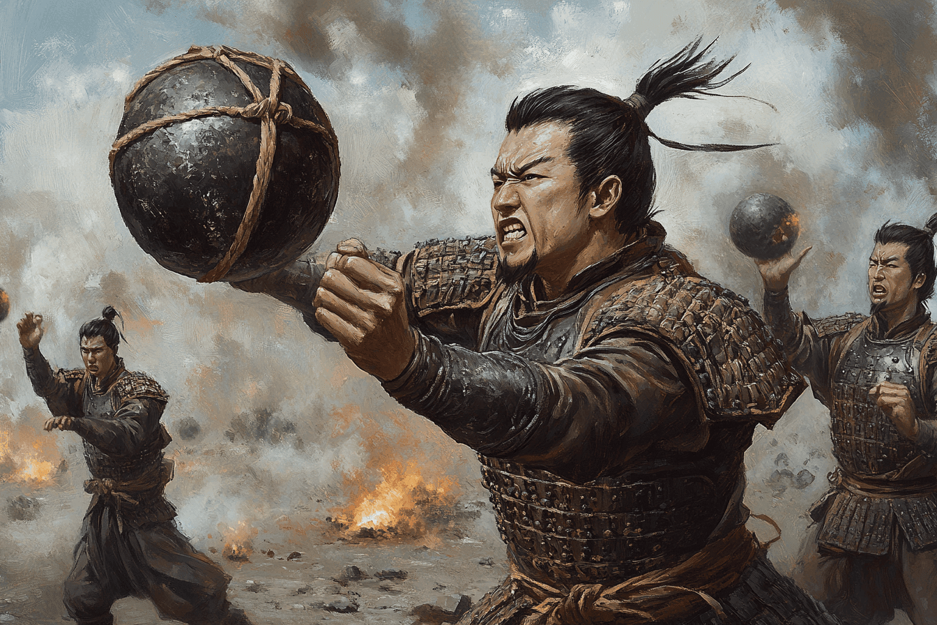 The First Use Of Gunpowder In Warfare