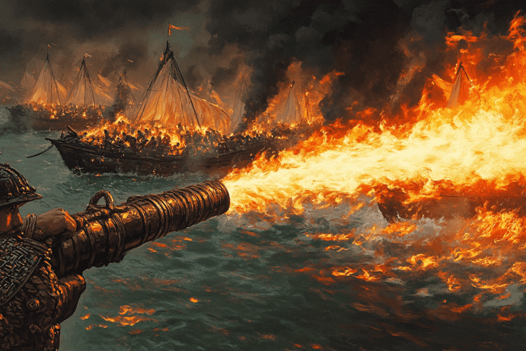 The First Use Of Gunpowder In Warfare